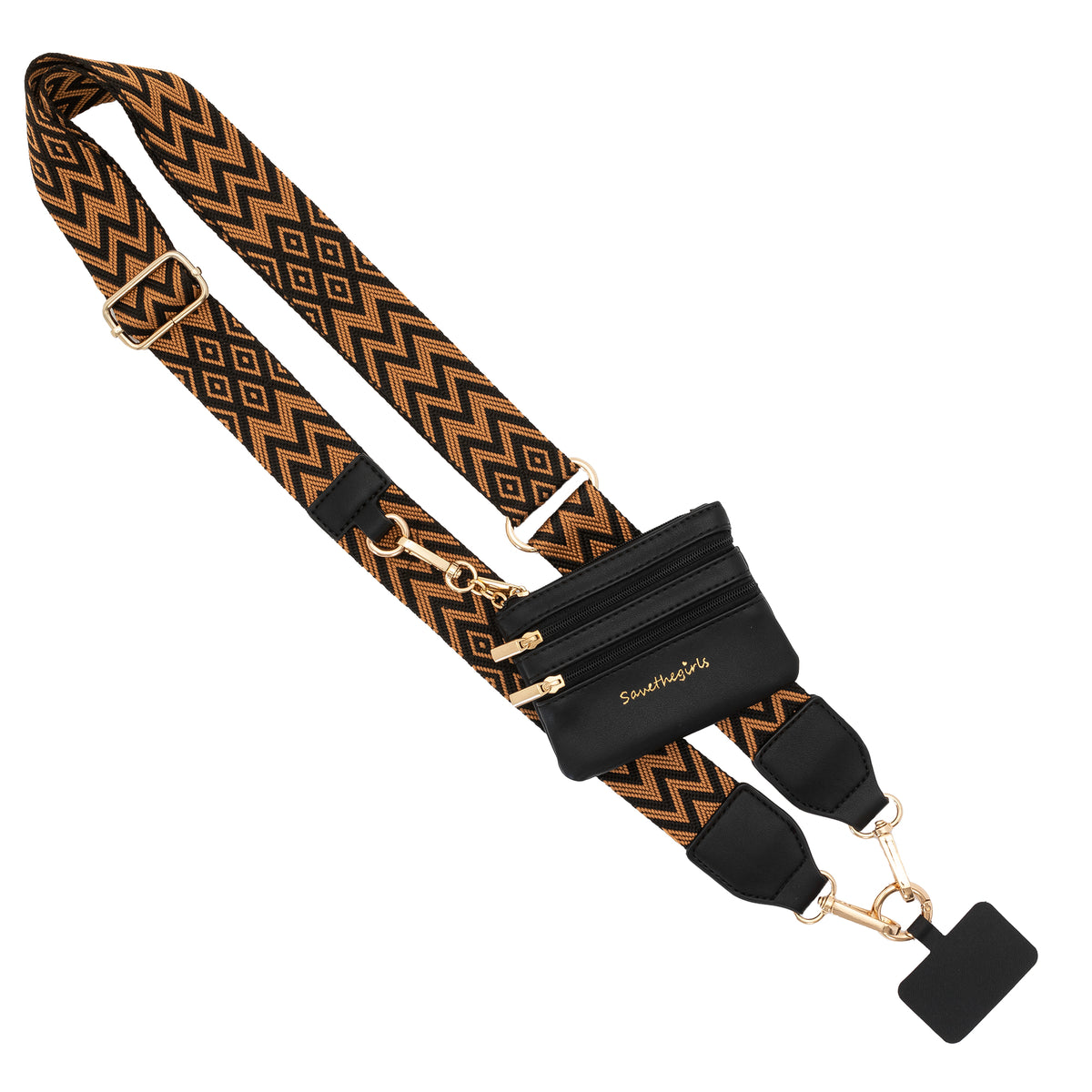 Clip & Go Strap with Pouch - Chevron Collection – SaveTheGirls