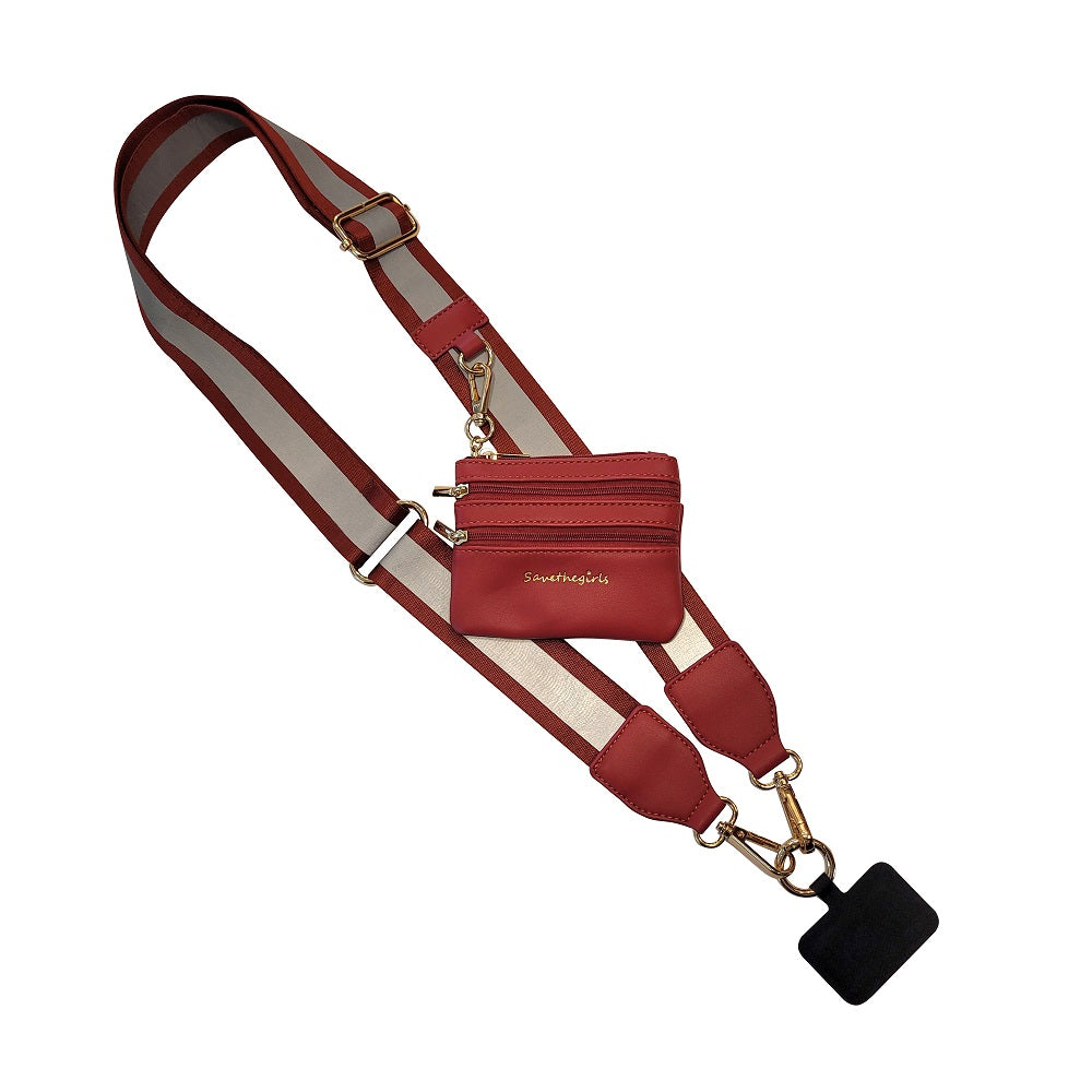 Clip & Go Strap with Pouch - Reflective Collection – SaveTheGirls