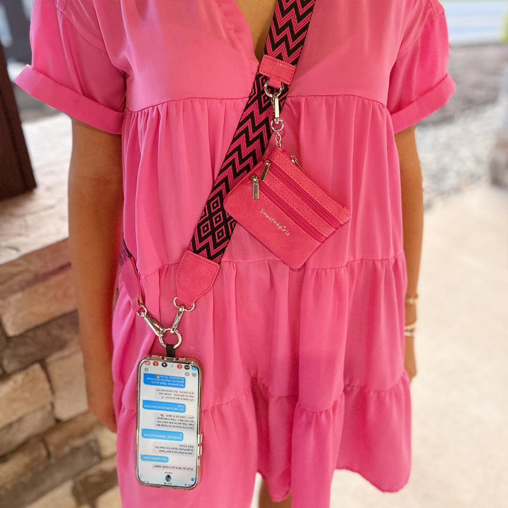 Clip & Go Strap with Pouch - Chevron Collection – SaveTheGirls
