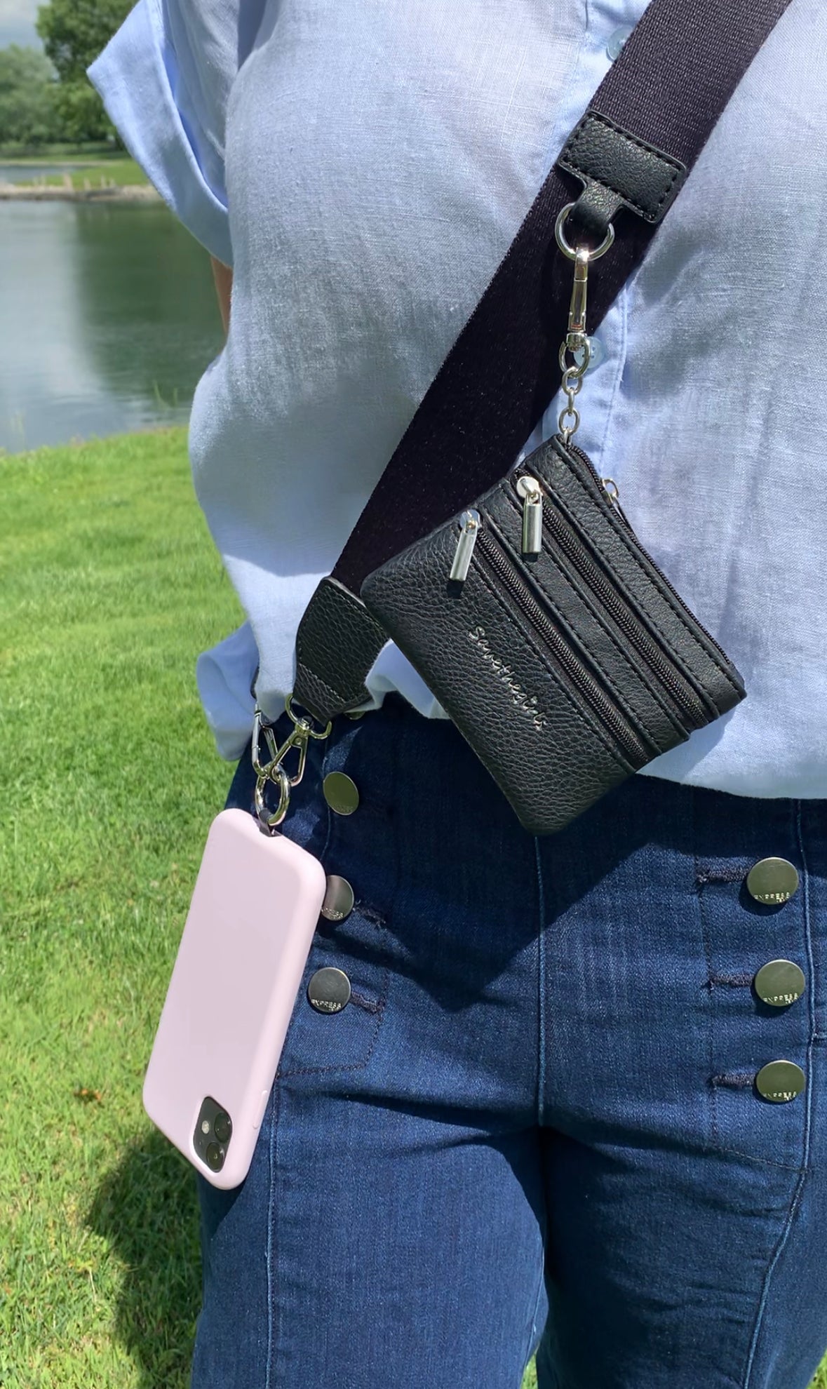 Clip & Go Strap with Pouch - Solid Collection – SaveTheGirls