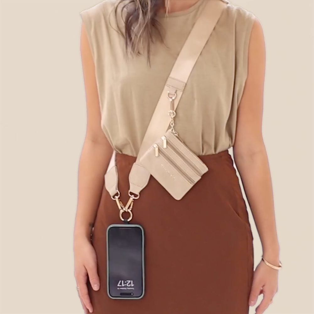 Clip & Go Strap with Pouch - Neutral Collection – SaveTheGirls